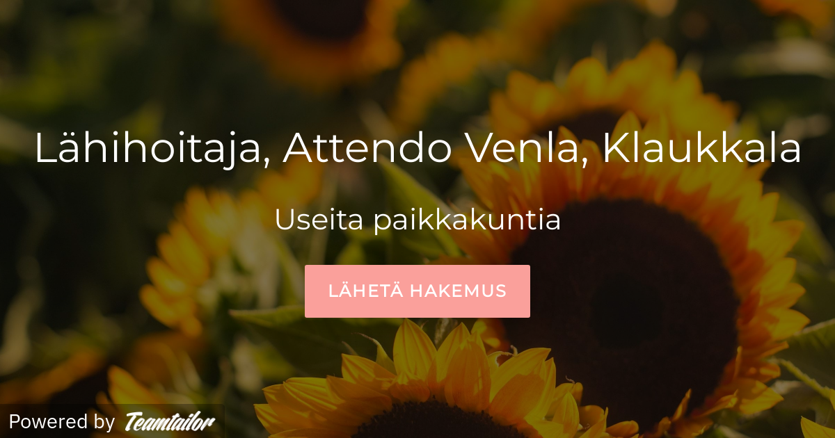 Lähihoitaja, Attendo Venla, Klaukkala - Attendo Oy