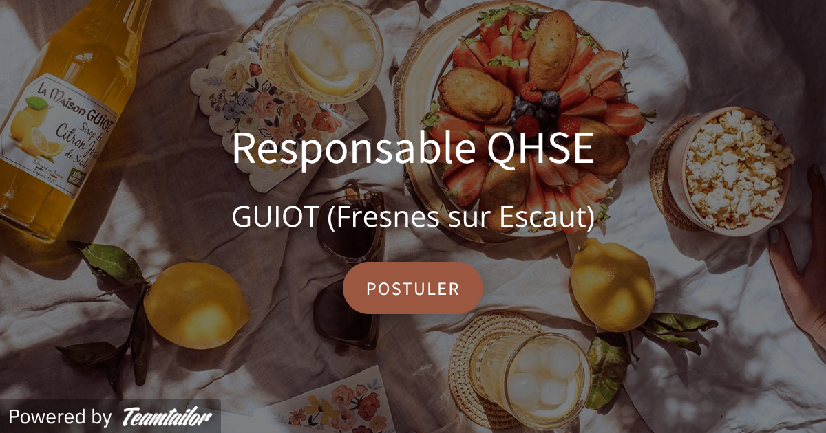 Responsable QHSE - MONIN