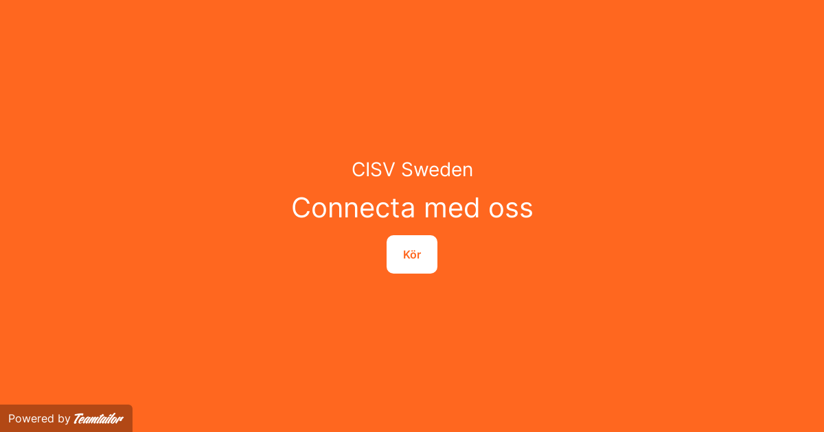 CISV Sweden – Connect