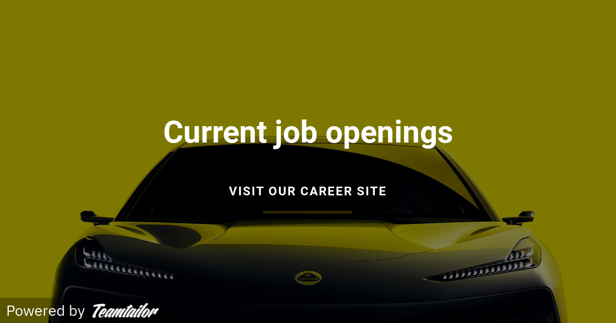Current job openings - Lotus UK