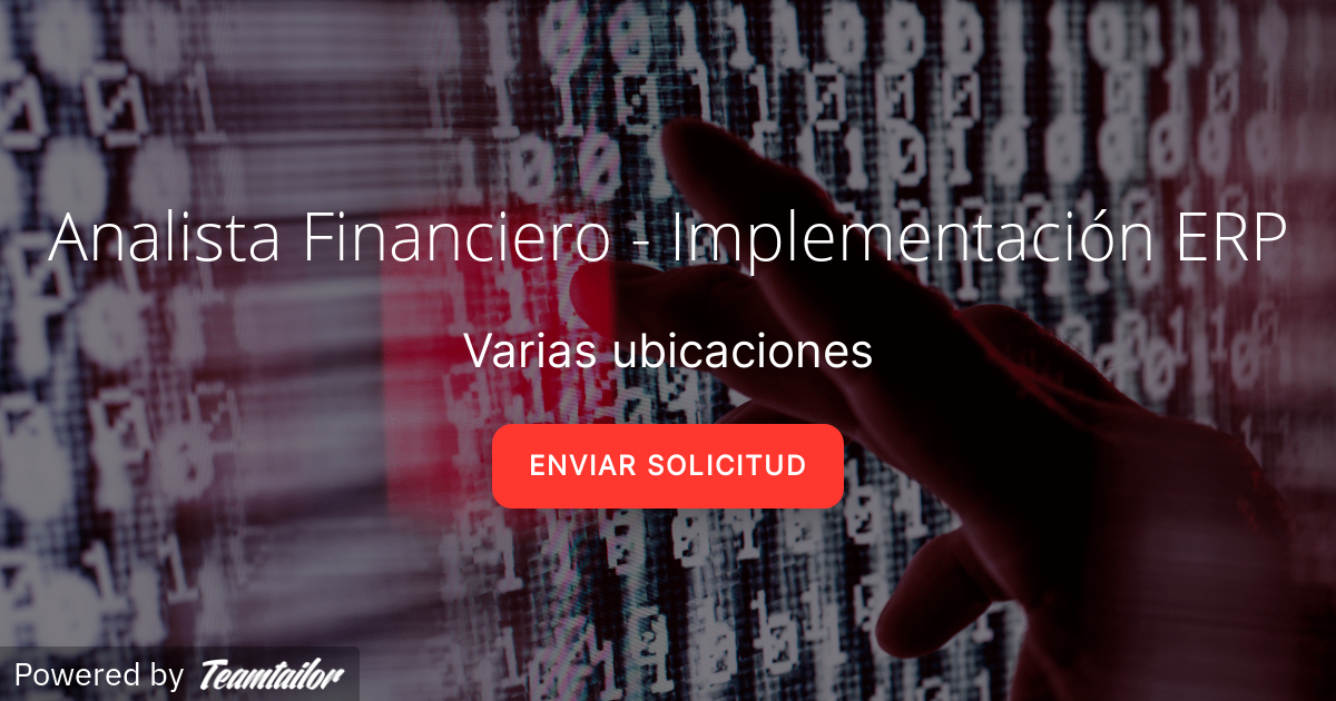 Analista Financiero - Implementación ERP - WSP Spain