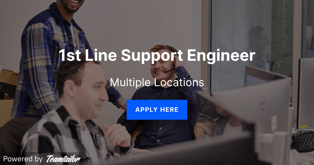 1st Line Support Engineer - Ekco