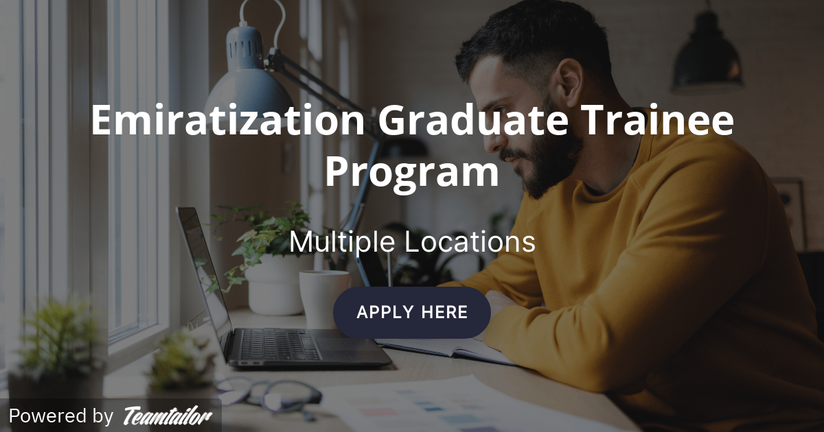 Emiratization Graduate Trainee Program - Savills Middle East