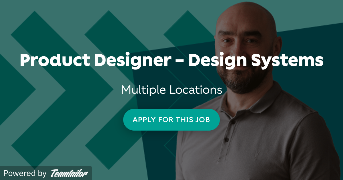 Product Designer – Design Systems - tombola