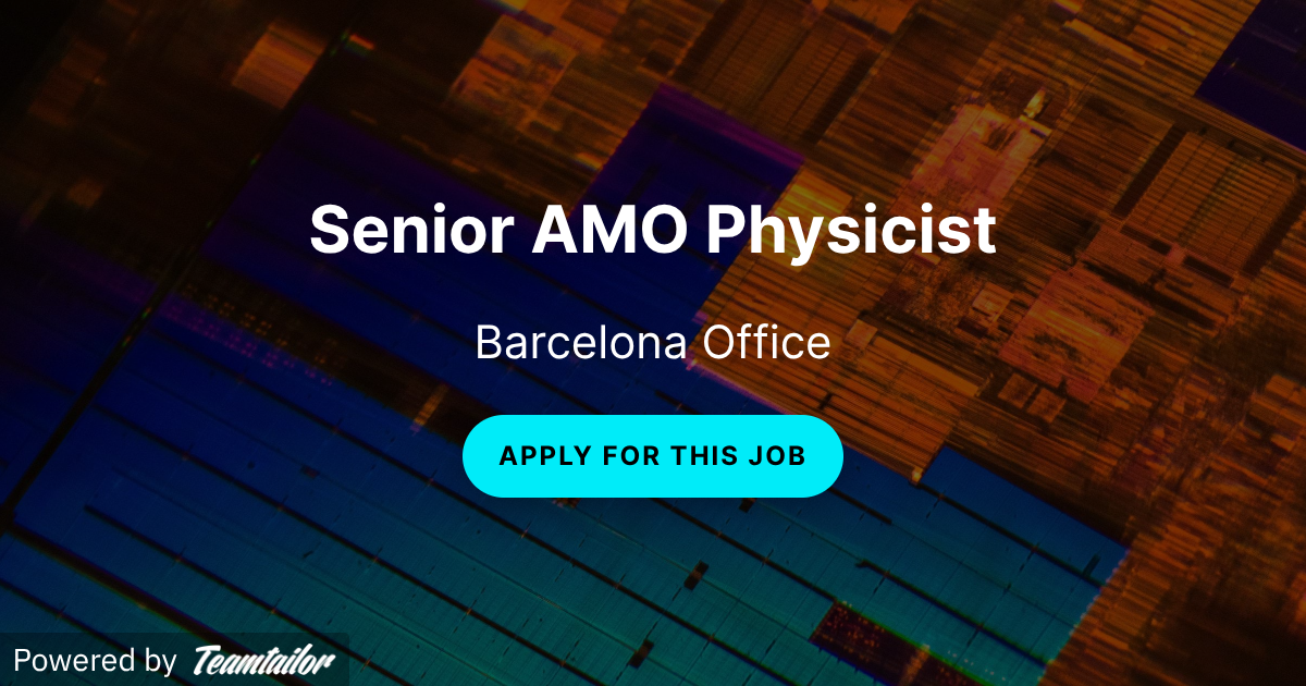 Senior AMO Physicist (Laser Cooling) - Lace Lithography