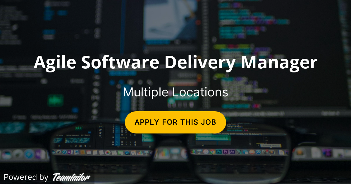 Agile Software Delivery Manager - Aqovia