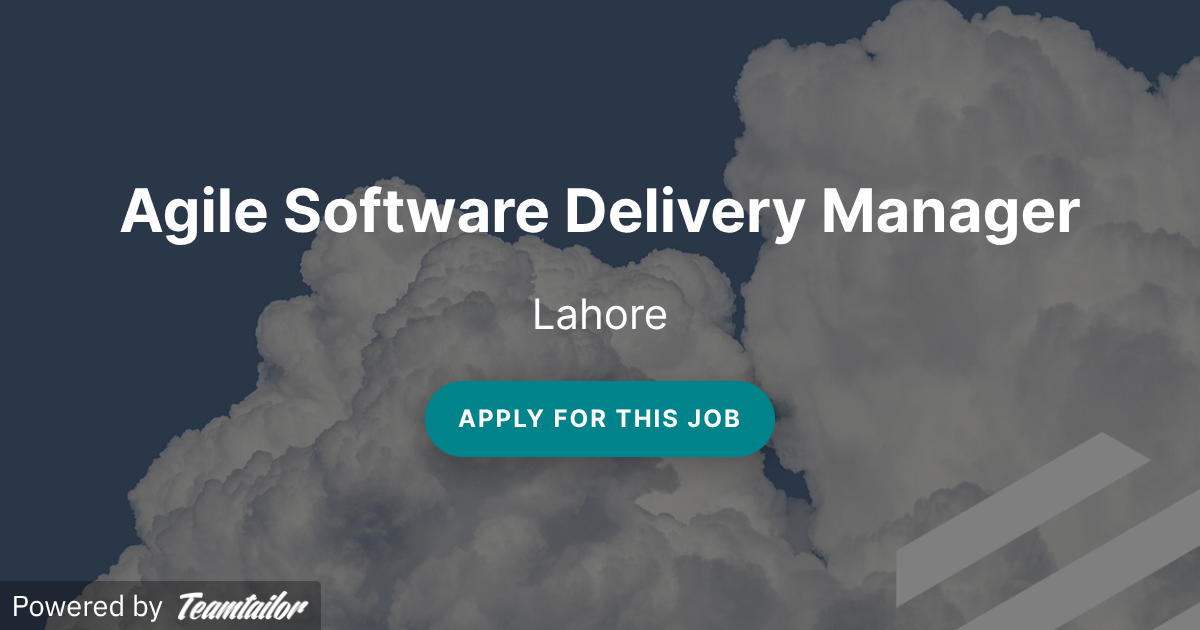 Agile Software Delivery Manager - Aqovia