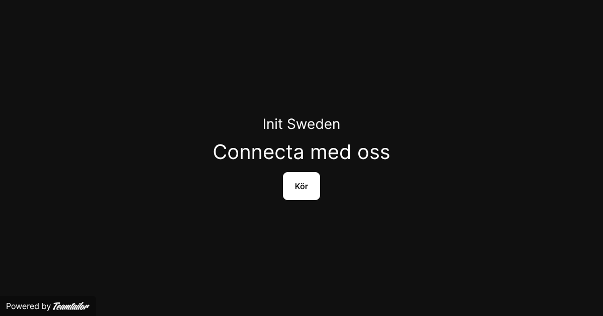 Init Sweden – Connect