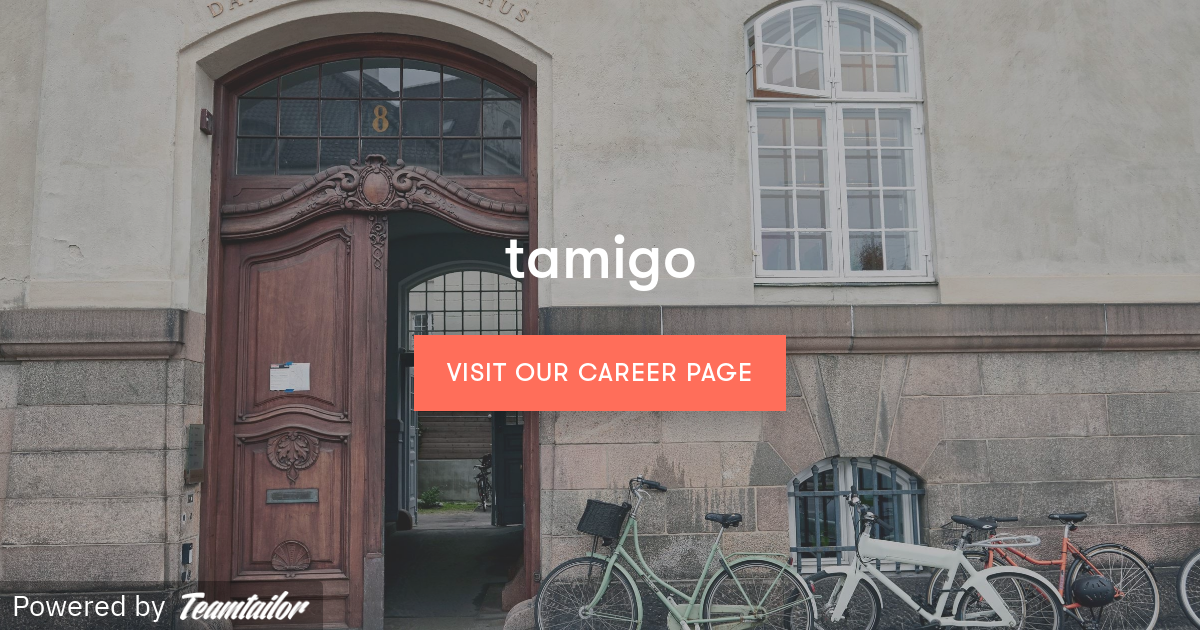 This is where your career starts with us! - tamigo