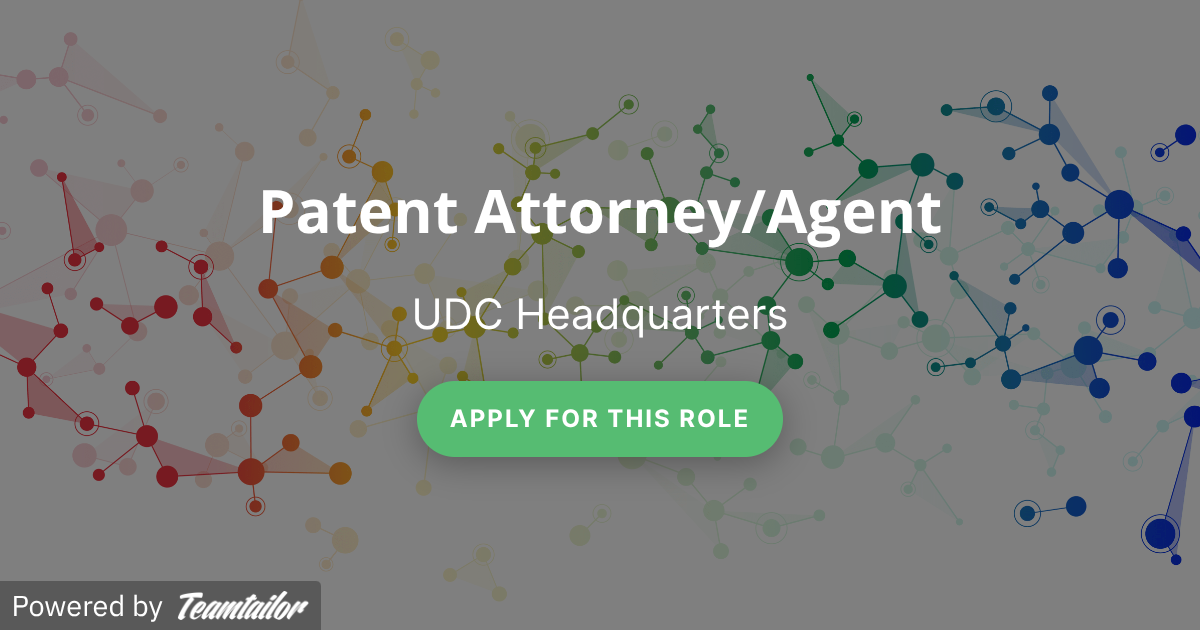 Patent Attorney/Agent - Universal Display Corporation