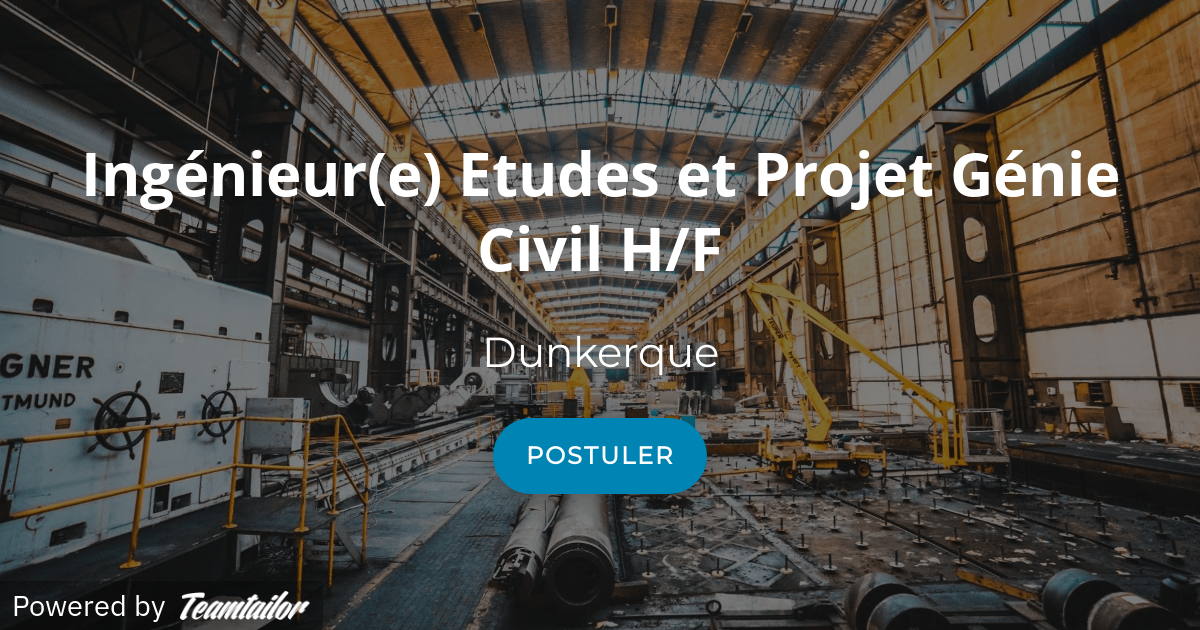 Ingénieur(e) Etudes et Projet Génie Civil H/F - Ekium