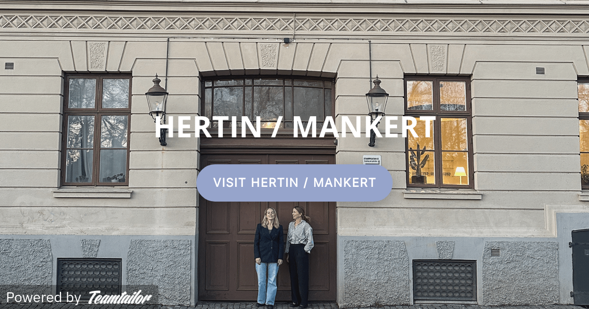 Redo för något nytt? - HERTIN / MANKERT