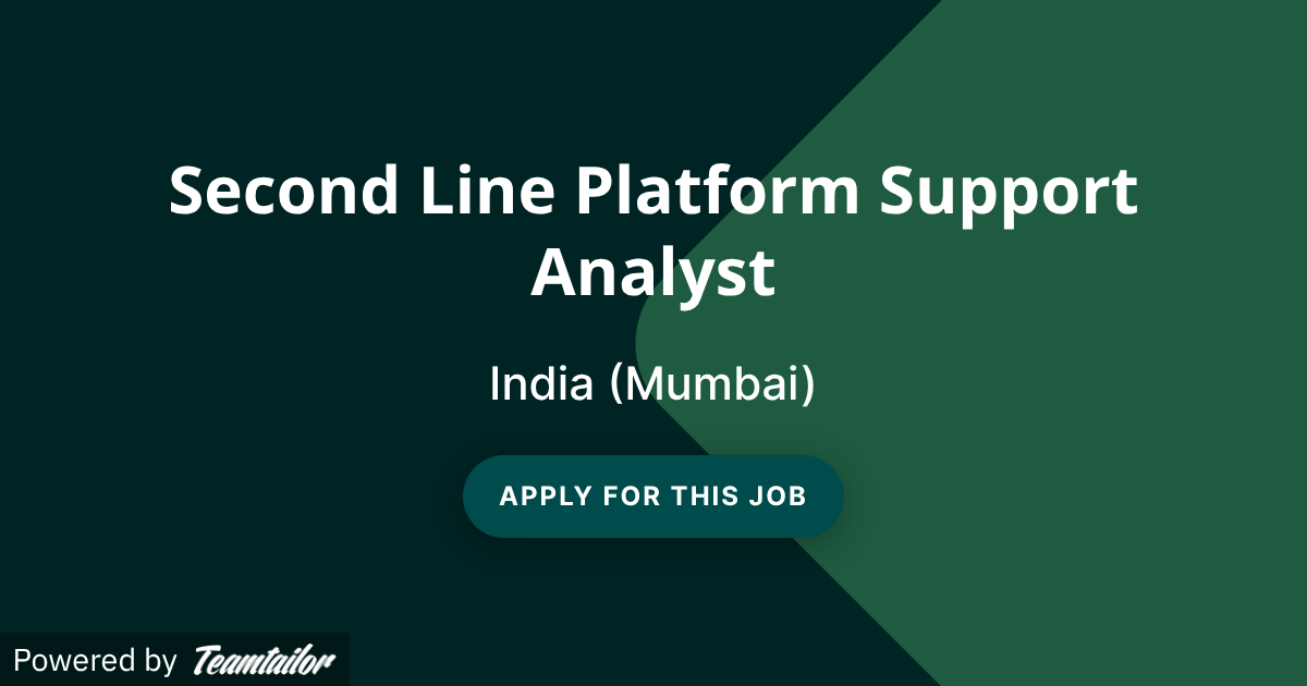 Second Line Platform Support Analyst - Corsearch