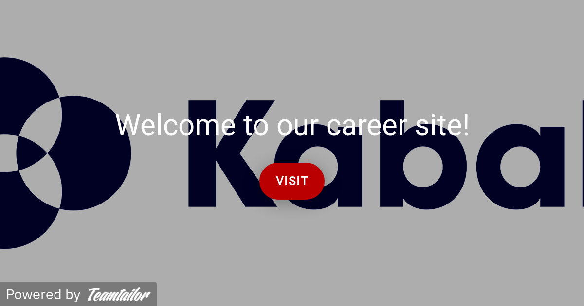 Welcome to our career site - Kabal AS norway