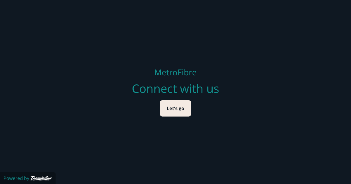 MetroFibre – Connect