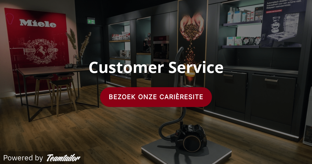 Customer Service - Miele Belux