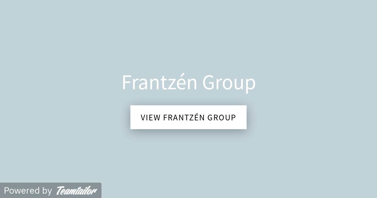 Join us! - Frantzén Group