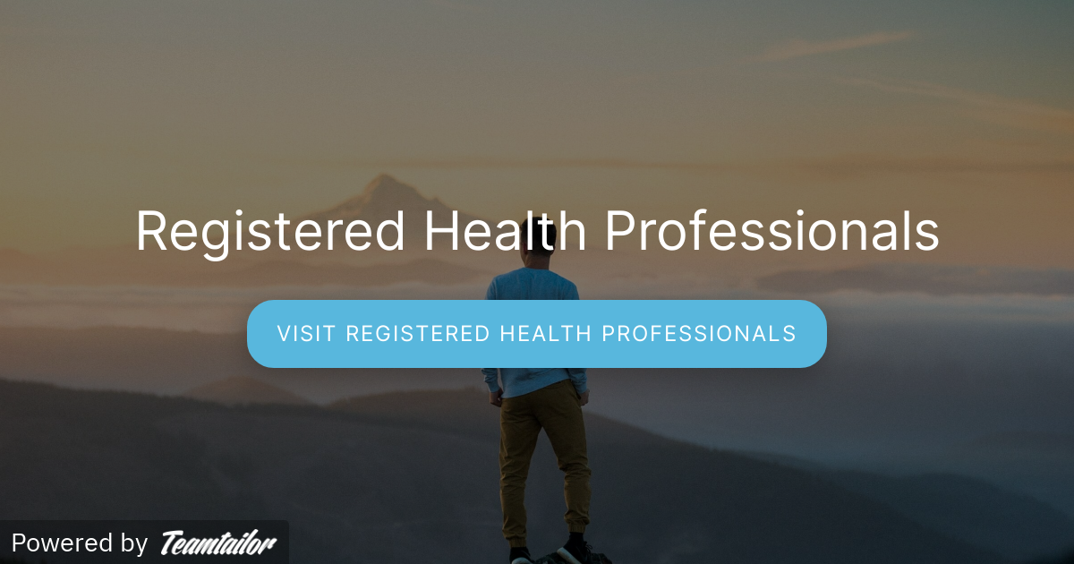 Registered Health Professionals - Equip