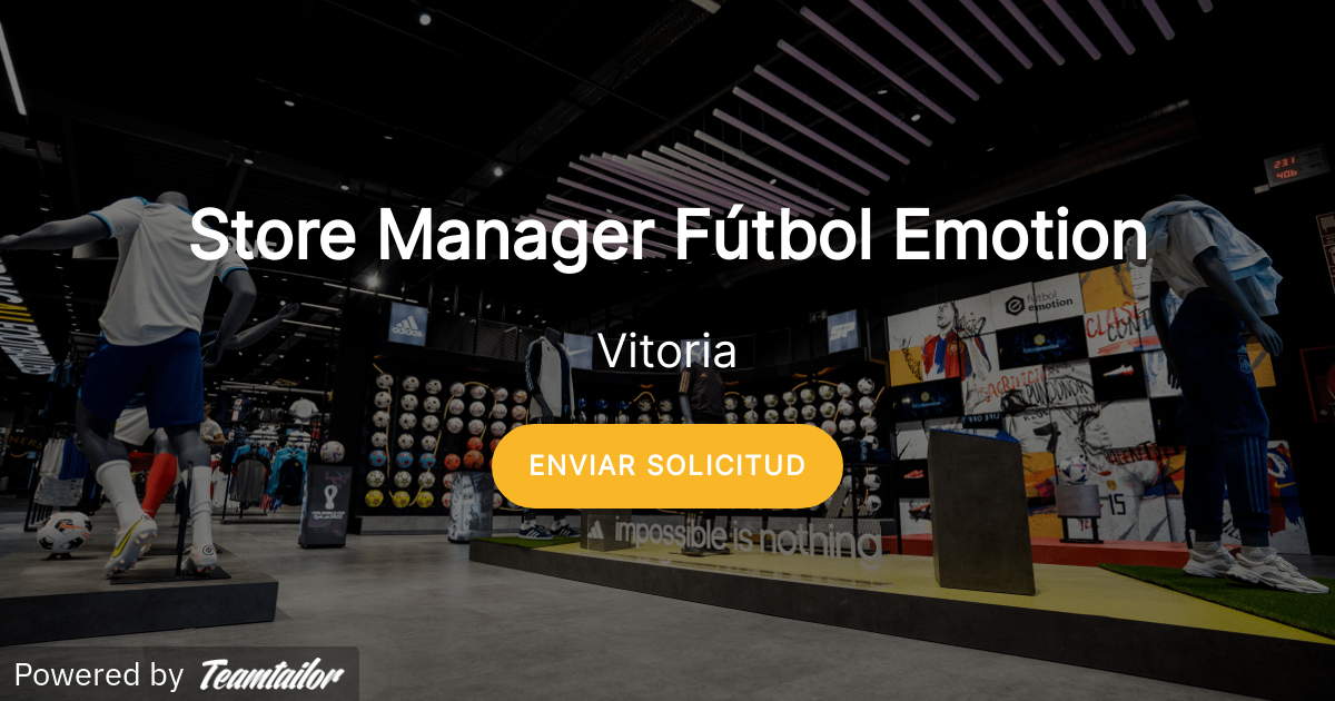 Store Manager Fútbol Emotion - Sports Emotion