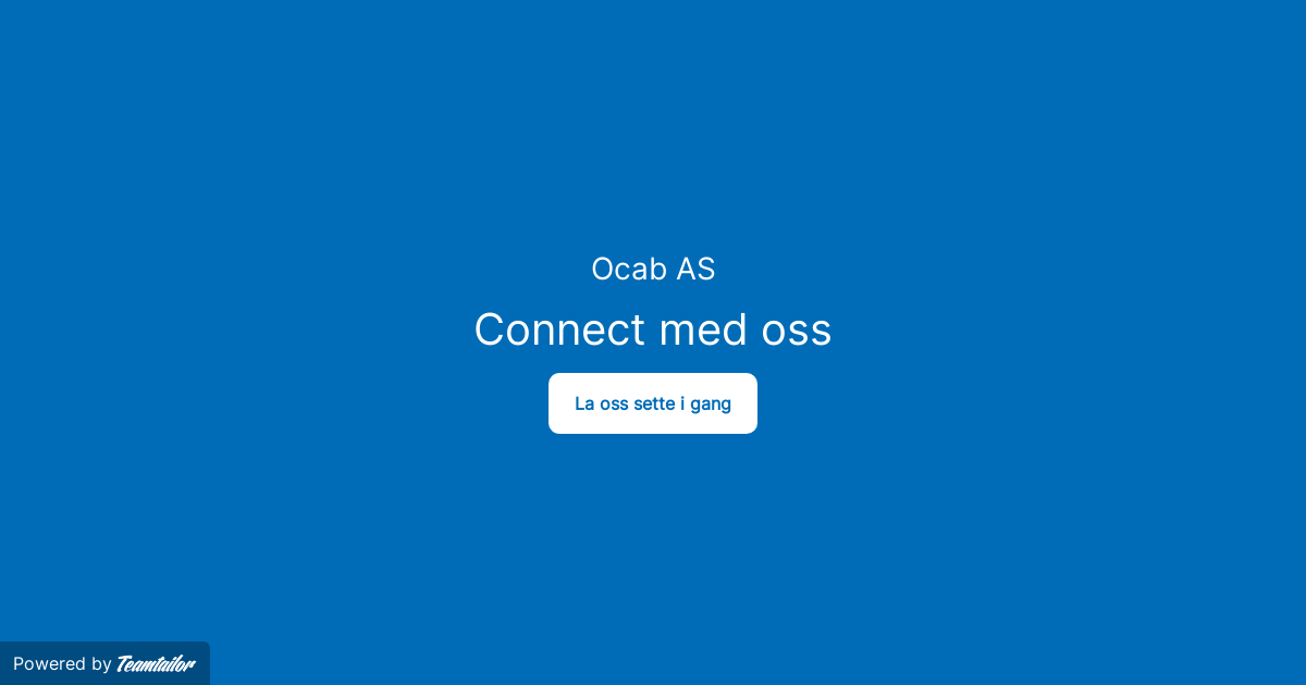 Ocab AS – Connect