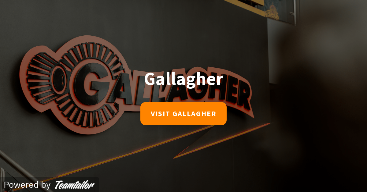 Join #TeamGallagher - Gallagher