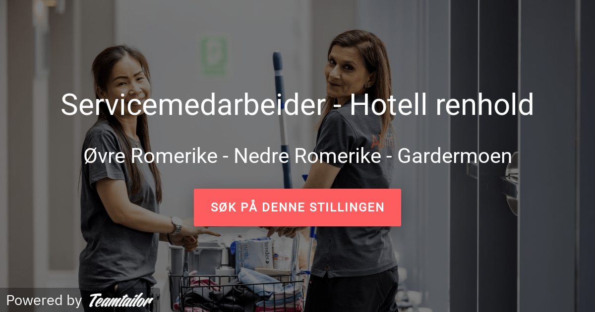 Servicemedarbeider - Hotell renhold - Ability