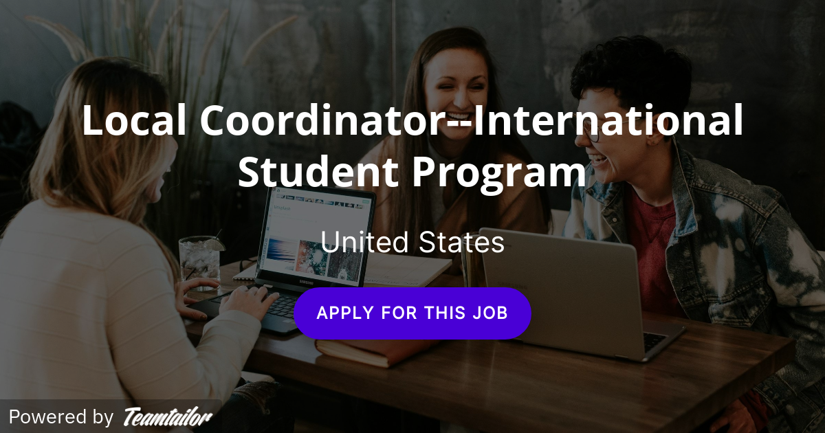 Local Coordinator--International Student Program - ABC Education