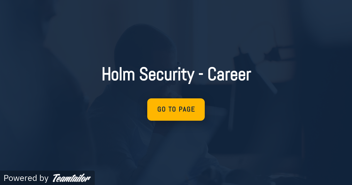 Our Journey - Holm Security