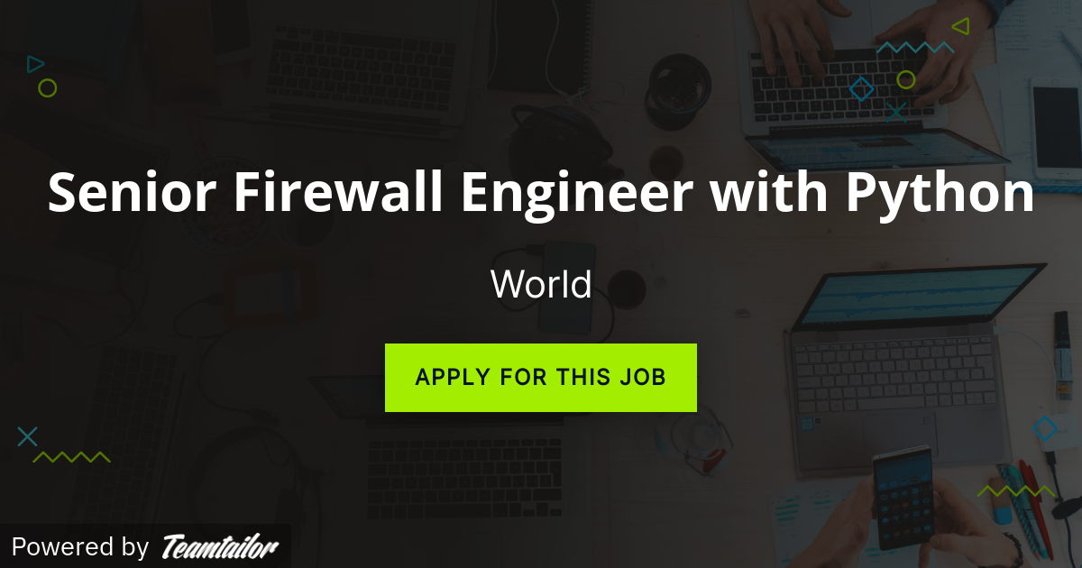 Senior Firewall Engineer with Python - CodiLime