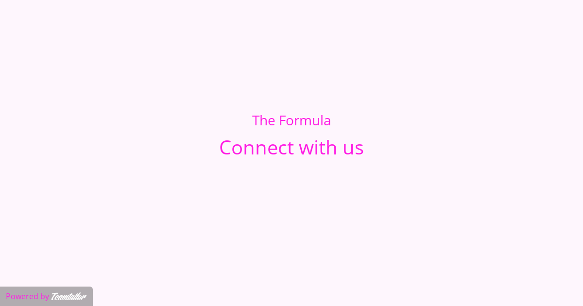 The Formula – Connect