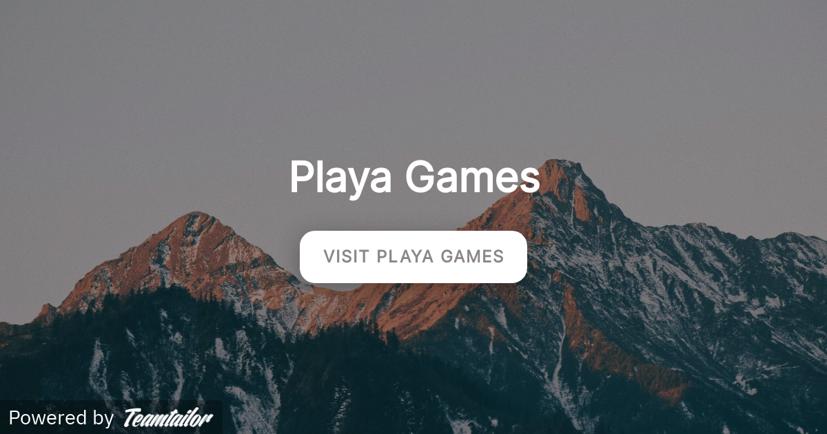 Join our gaming universe - Playa Games