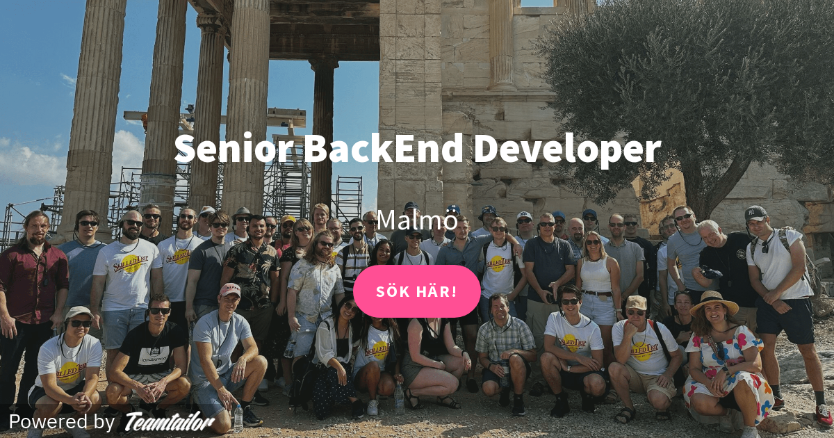 Senior BackEnd Developer - B3 Consulting Group