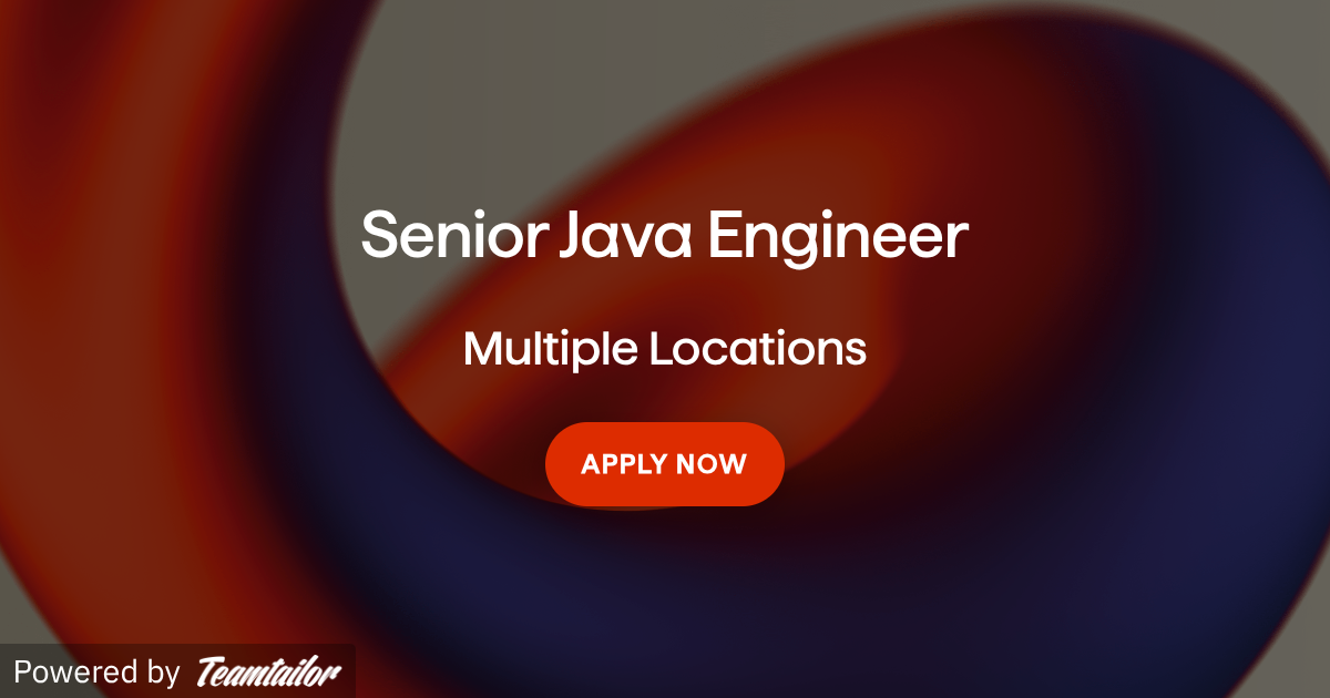 Senior Java Engineer - Avenga