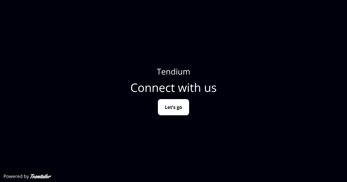 Tendium – Connect