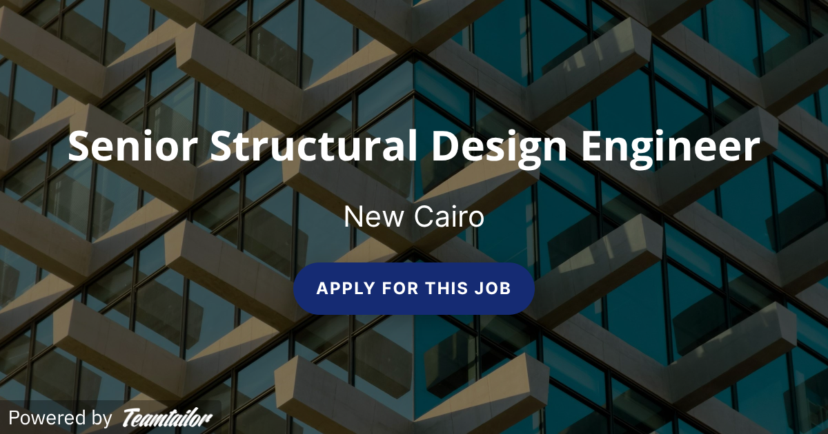 Senior Structural Design Engineer - SSE