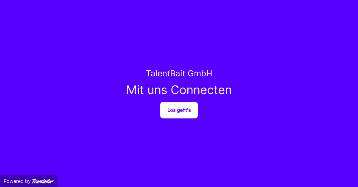 TalentBait GmbH – Connect