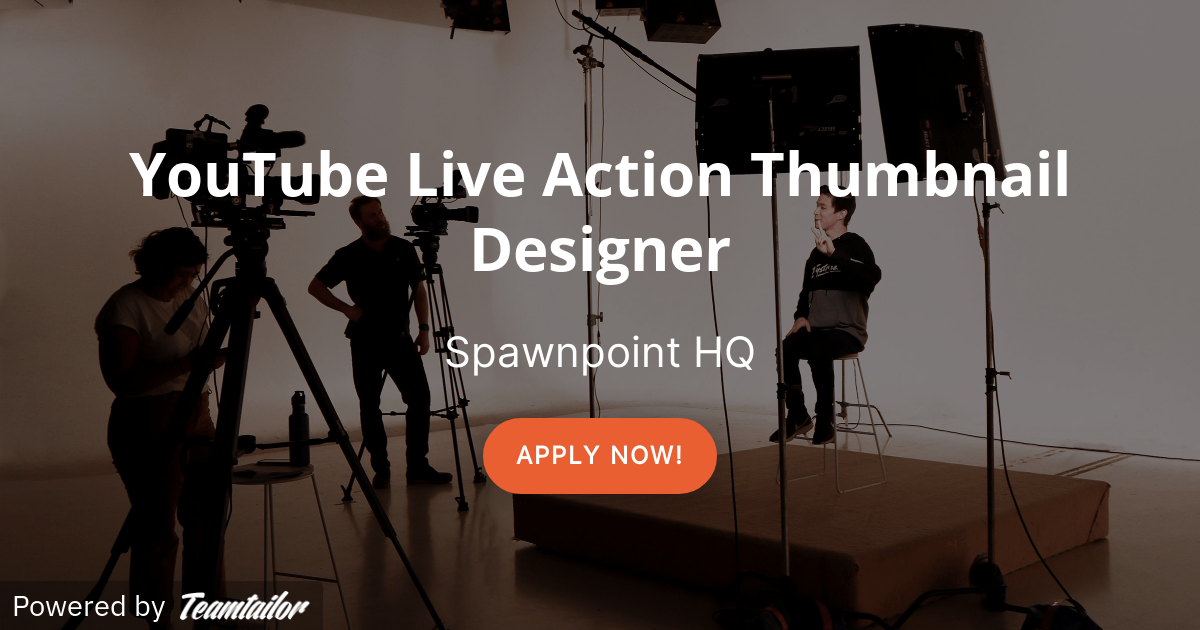 YouTube Live Action Thumbnail Designer - Spawnpoint Media