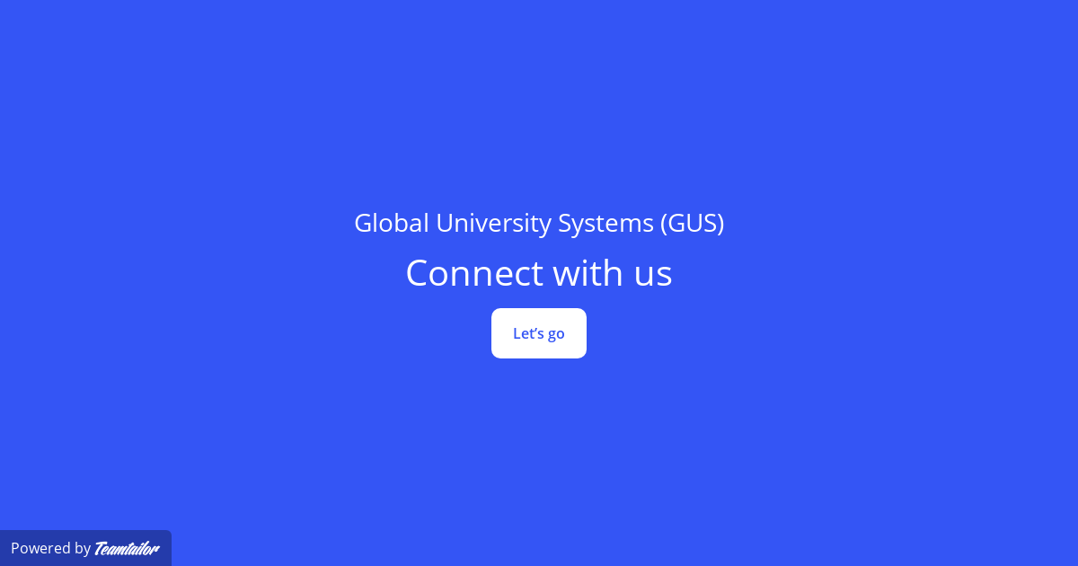 Global University Systems – Connect