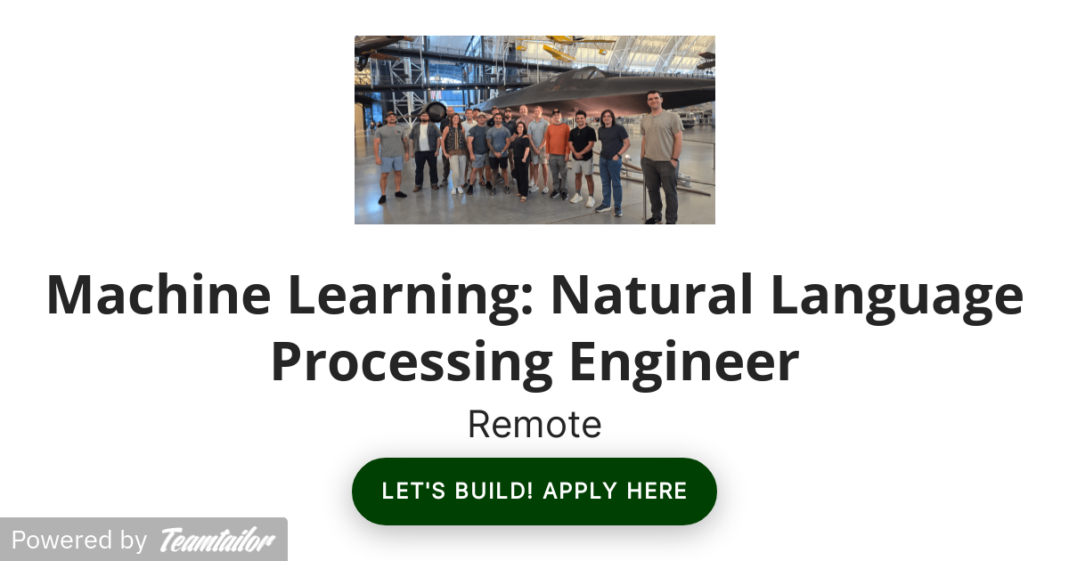 Machine Learning: Natural Language Processing Engineer - Primordial Labs