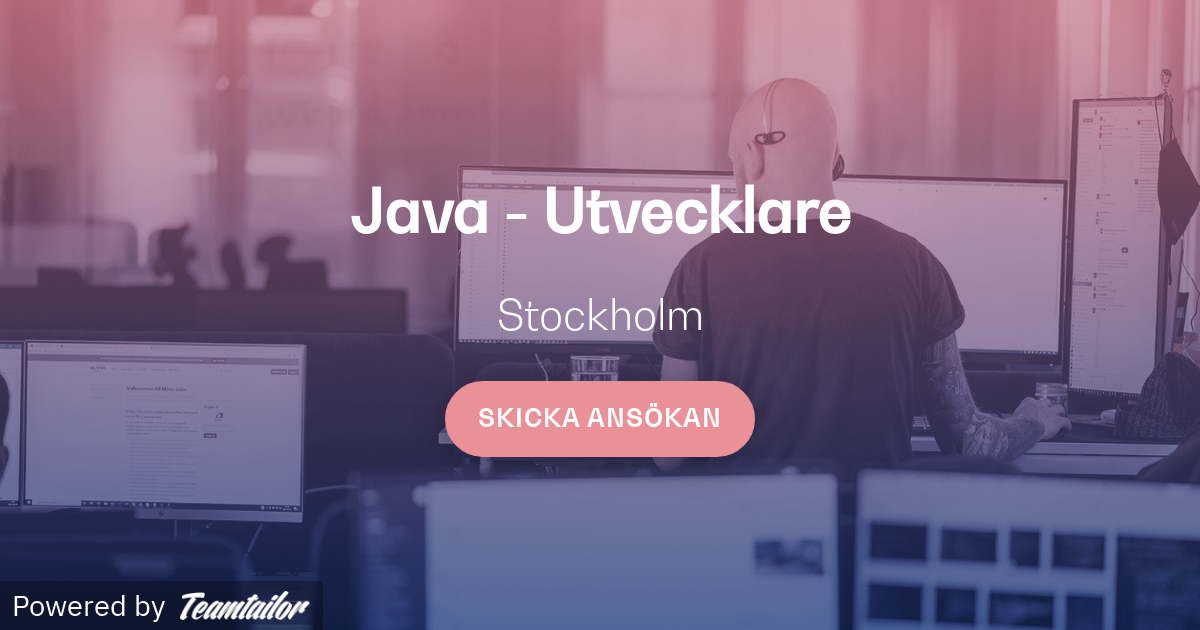 Java - Utvecklare - CAG MER Consulting