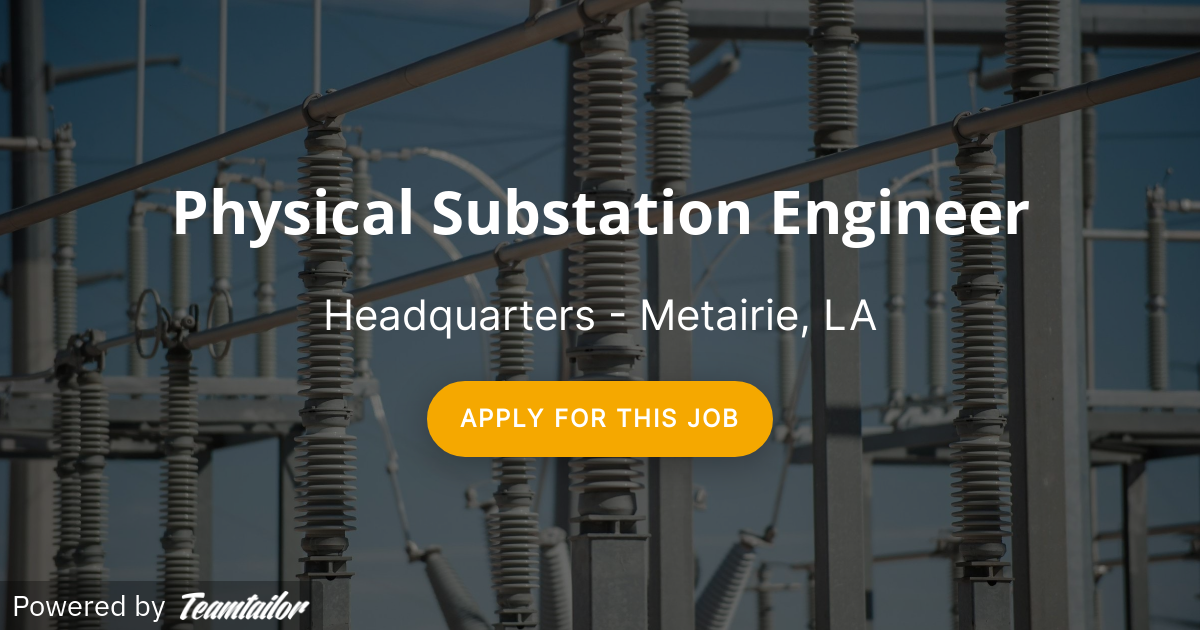 Experienced Physical Substation Engineer - Ampirical