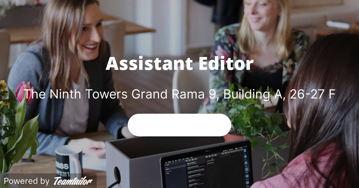 Assistant Editor - MDPI Thailand