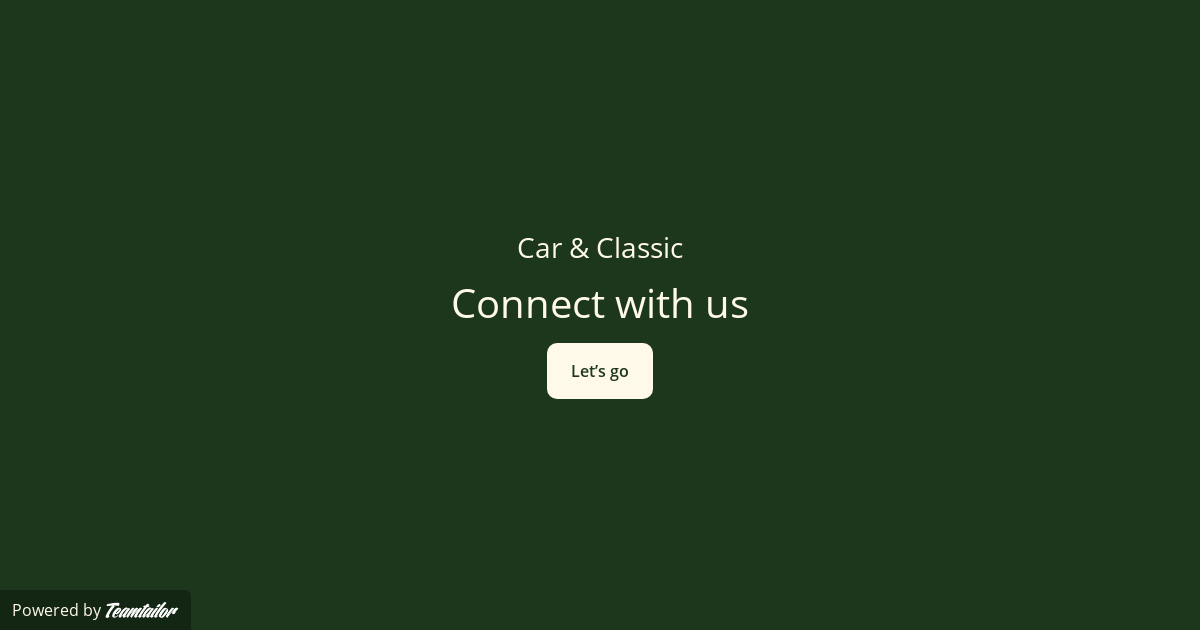Car & Classic – Connect
