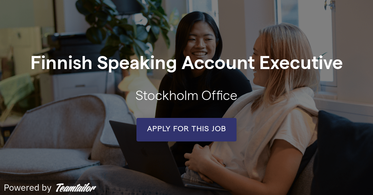Finnish Speaking Account Executive - Tendium