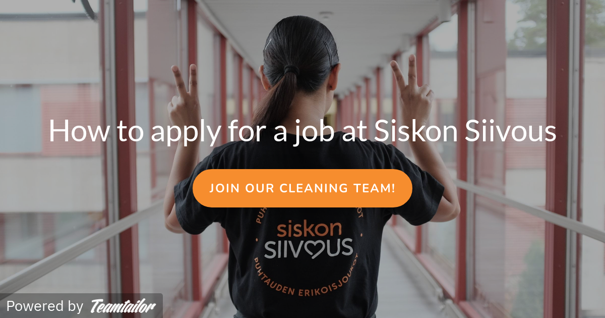 How to apply - Siskon Siivous