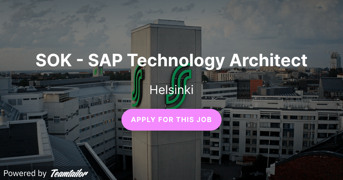 SOK - SAP Technology Architect - Talented