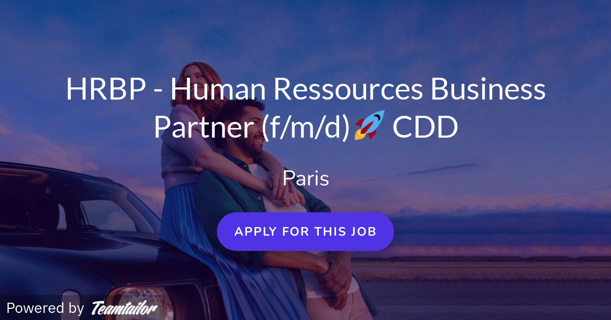 HRBP - Human Ressources Business Partner (f/m/d)🚀 CDD - Free2move
