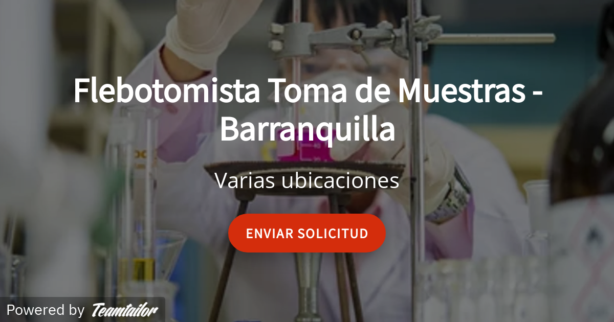 Flebotomista Toma de Muestras - Barranquilla - Summar