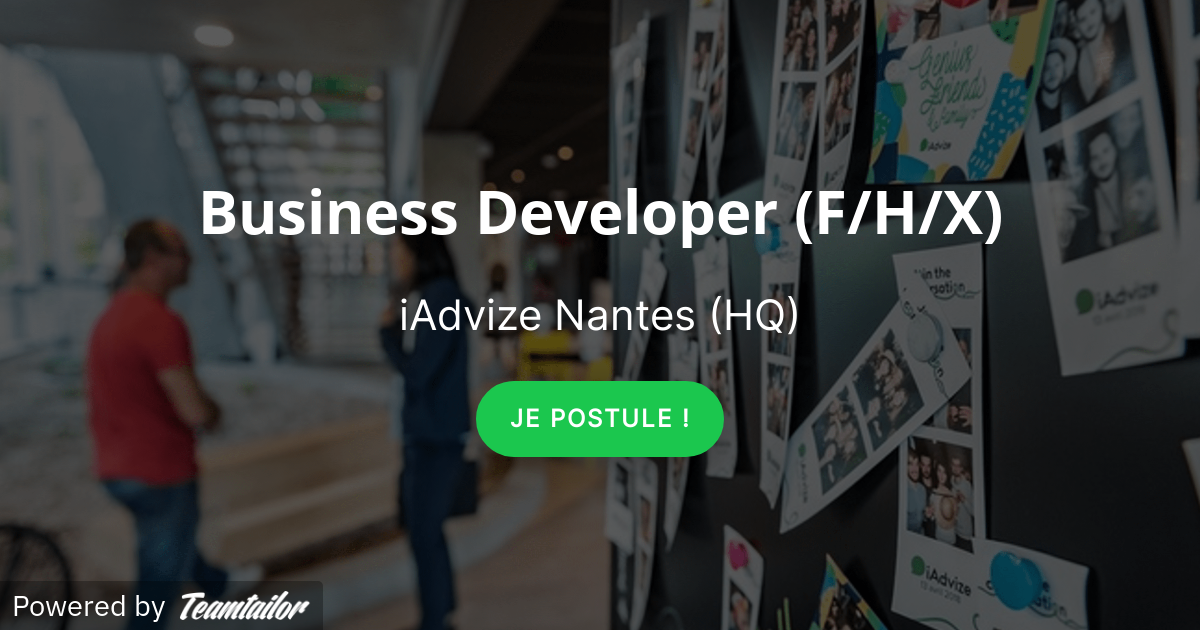 Business Developer (F/H/X) - iAdvize
