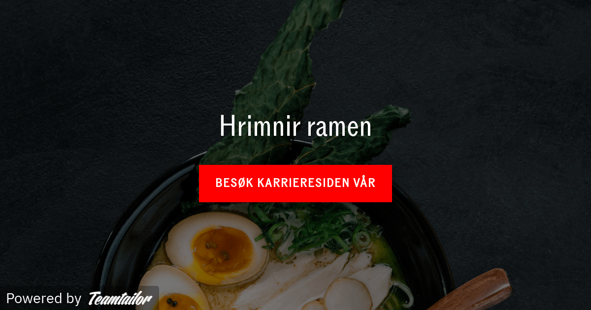 Hrimnir ramen - Eik&Friends
